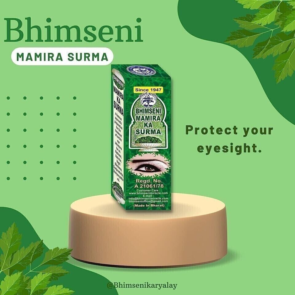 VINTAGE ISLAMIC ARABIC KOHL STICK BRASS BOTTLE JAR EYELINER 2 BLACK ...