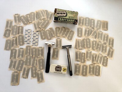 Vintage Swedish Craftsman Razor Blades w Box Gillette Razor Shick Razor ...