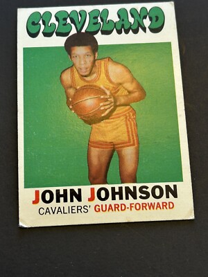 1971-72 Topps Basketball #4 John Johnson Rookie EX- SoftCleveland ...