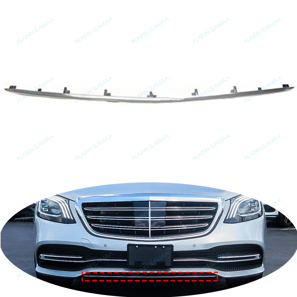 Front Bumper Molding Trim For Mercedes Benz S Class S450 S320 W222 2018 ...