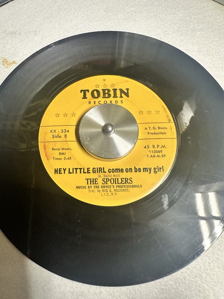 Rare Soul 45 ~ The Spoilers Sad Men's Land / Hey Little Girl | eBay