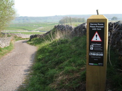 Photo 6x4 Encouraging sign Foolow Tideswell Lane, like many similar ...