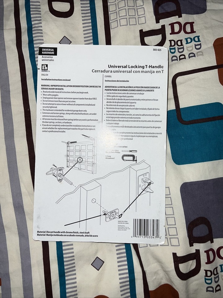 Everbilt Locking T-Handle Universal Hardware 503425 Shaft 5/16” x 4 ...