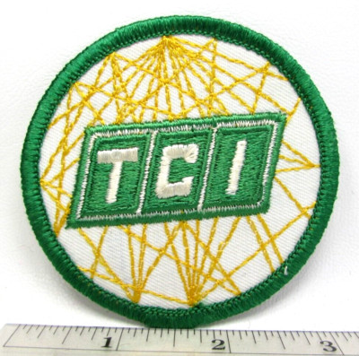 Vintage TCI Company Logo Jacket Patch Employee Work Uniform | eBay