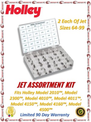 Holley Jet Assortment Kit Fits Model 2010/2300/4010/4011/4150/4160/4500 ...