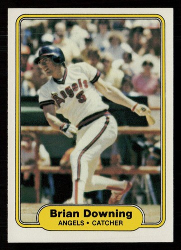 Brian Downing 1982 Fleer #457 California Angels Baseball Card | eBay