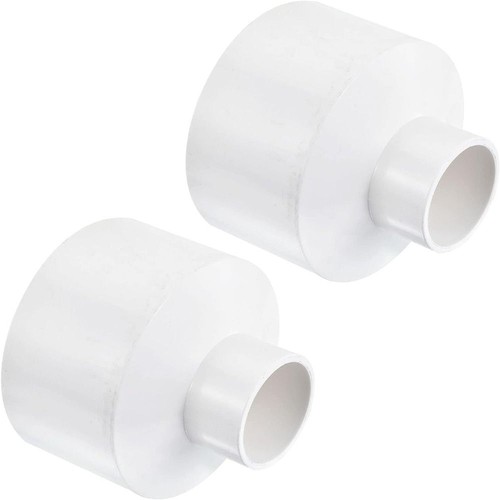 2PCS PVC Water Filter Connector 90*40mm Hose Easy To Replace Adapter ...