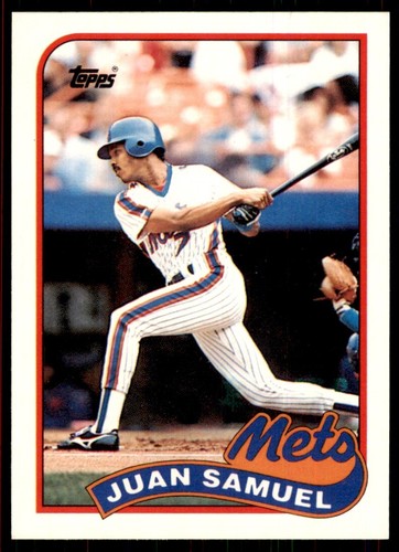 1989 Tops Traded Juan Samuel Baseball Cards #108T | eBay