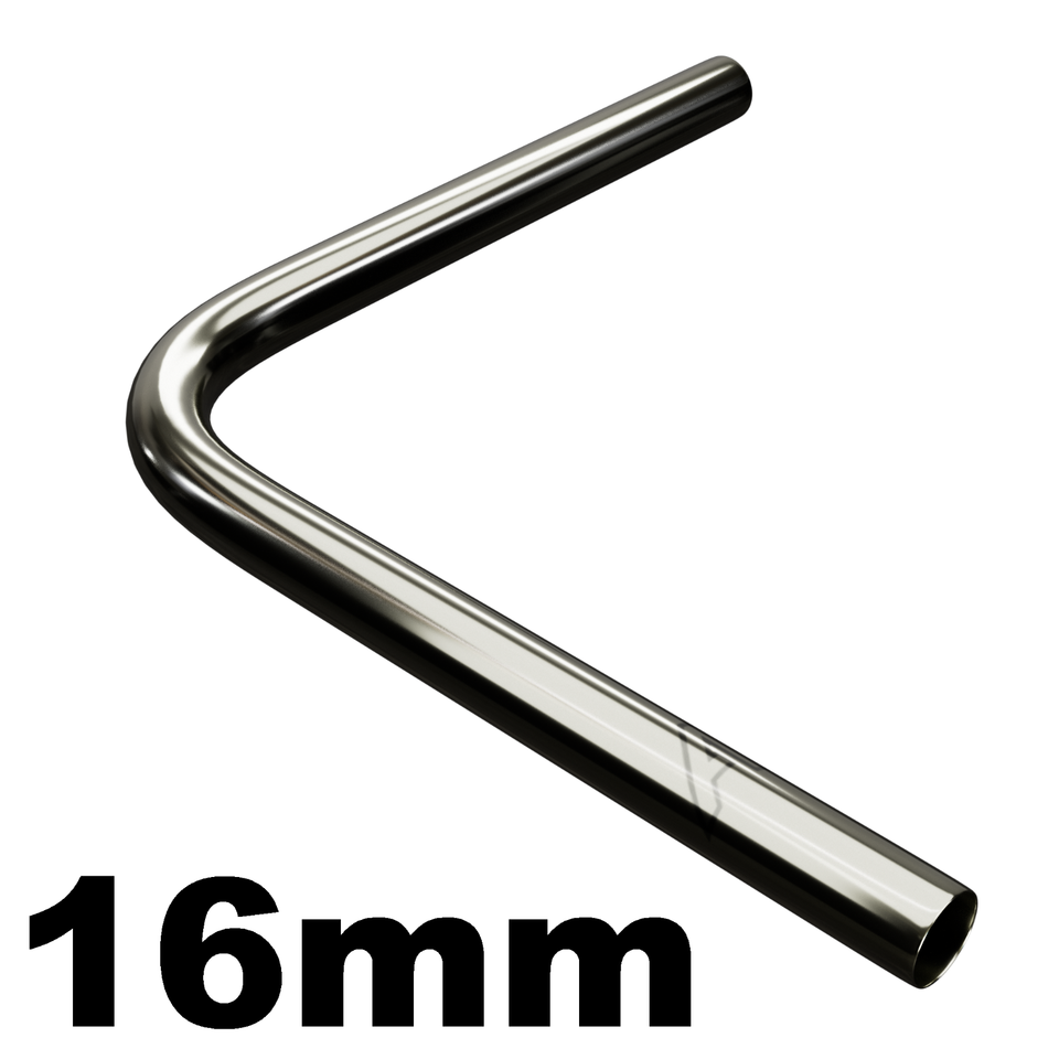45 90 Degree 304 Stainless Steel 1D Polished Mandrel Exhaust Pipe Bend ...