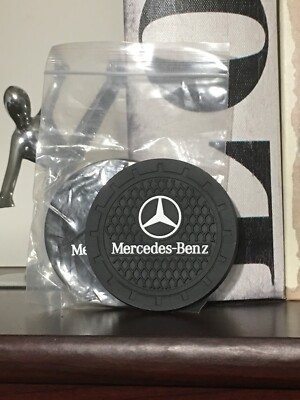 Mercedes Benz Logo & Font Round Car Cup Holder Coaster Insert | eBay