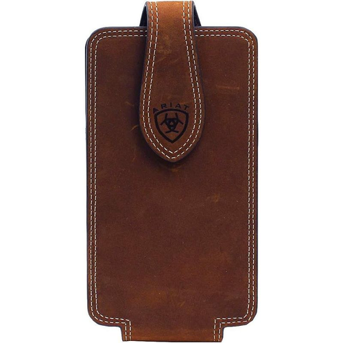 ARIAT Unisex Adult Leather Cellphone Case Double Stitched One Size ...