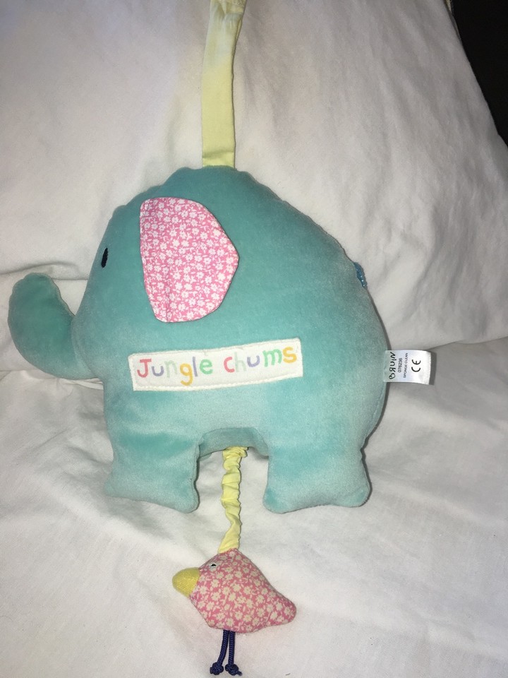 Jungle Chums Musical Crib Toy Baby Nursery Twinkle Twinkle Plush ...