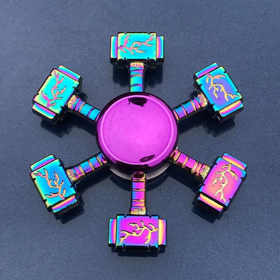 Fidget Spinner Fidget Finger Spinner Hand Focus Rainbow Finger Spinner ...