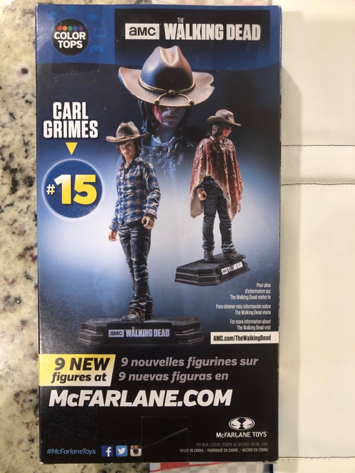MCFARLANE THE WALKING DEAD COLOR TOPS #15 CARL GRIMES | eBay