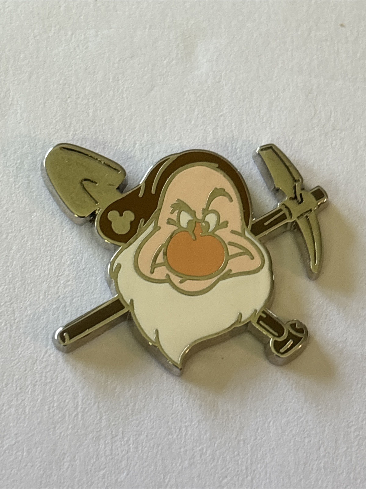 2014 Disney WDW Snow White 7 Dwarfs “Grumpy” Pick Axe” Shovel Hidden ...