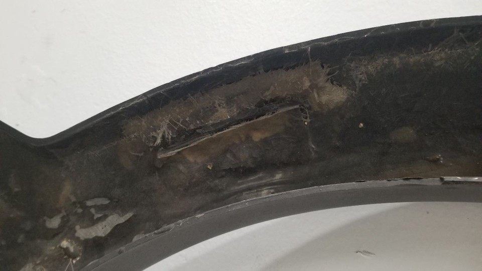 93 GMC TYPHOON FENDER CLADDING TRIM RIGHT PASSENGER GRAY | eBay