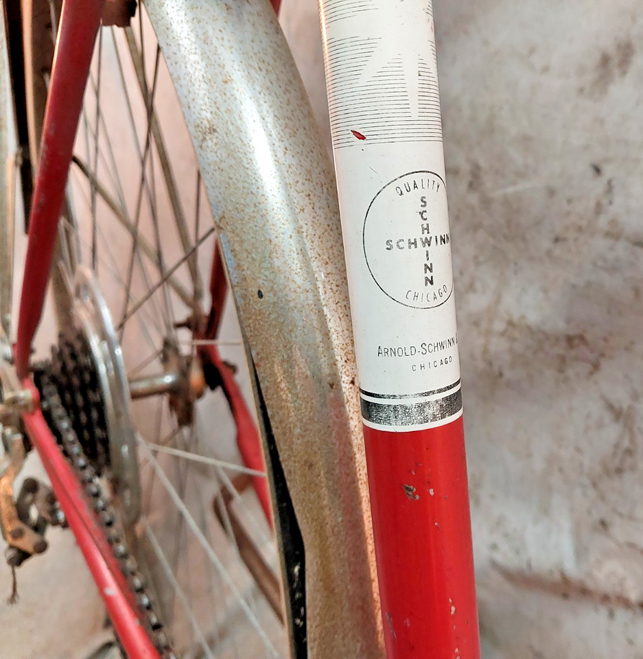 1961 Schwinn Varsity Vintage Cruiser Bike 56cm Large Steel USA Made 27 ...