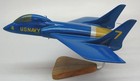 F7U Cutlass Blue Angel Airplane Wood Model Replica Large Free Shipping ...
