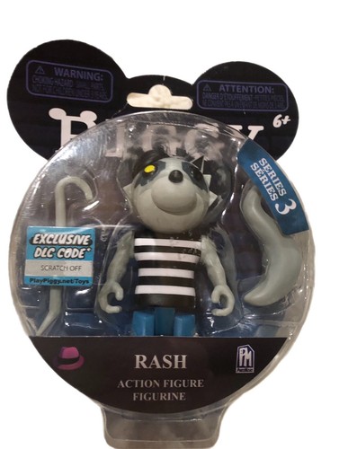 PIGGY RASH 3.5” Series 3 Action Figure Toys Roblox w/ DLC Exclusive ...