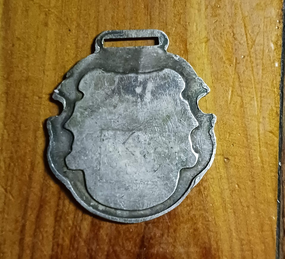 Colt Patent Firearms Antique Silver Tone Watch Fob | eBay