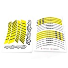 GP02 17" Motorcycle Rim Wheel Sticker Yellow For Yamaha MT07 18 19 20 ...
