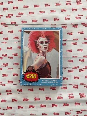 TOPPS STAR WARS LIVING SET CARD RYSTALL SANT #370 STAR WARS : RETURN OF ...