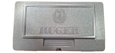 Ruger 9mm. Satin Stainless Gun Box Case Gray Snap Case OEM Original ...