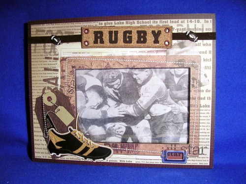Rugby themed photo frame | eBay