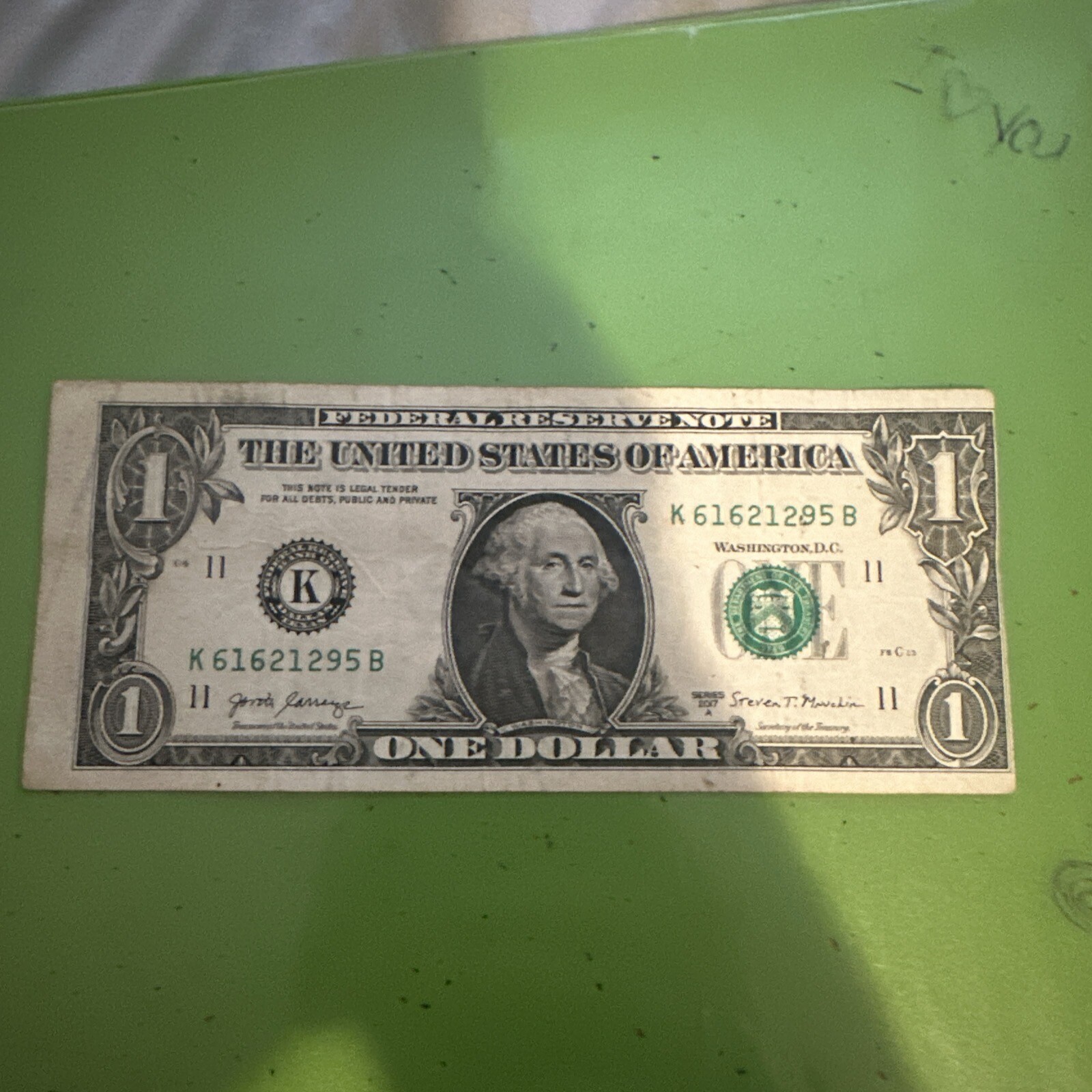 Miss Cut One Dollar Bill. | eBay