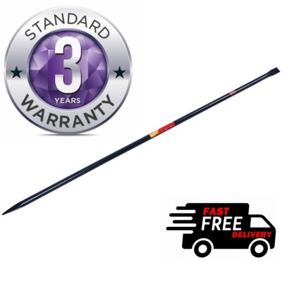 60" Heavy Duty Wrecking Crow Bar Carbon Steel Chisel Pointed Pry ...