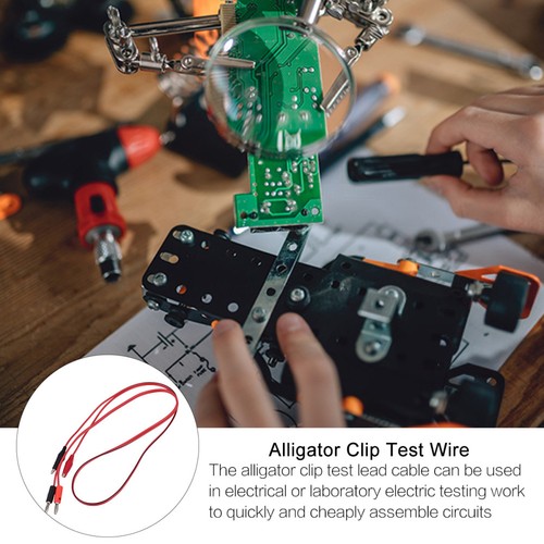 5 Pcs 1 M Banana Plug To Clip Copper Test Electrical Test Wire | eBay UK