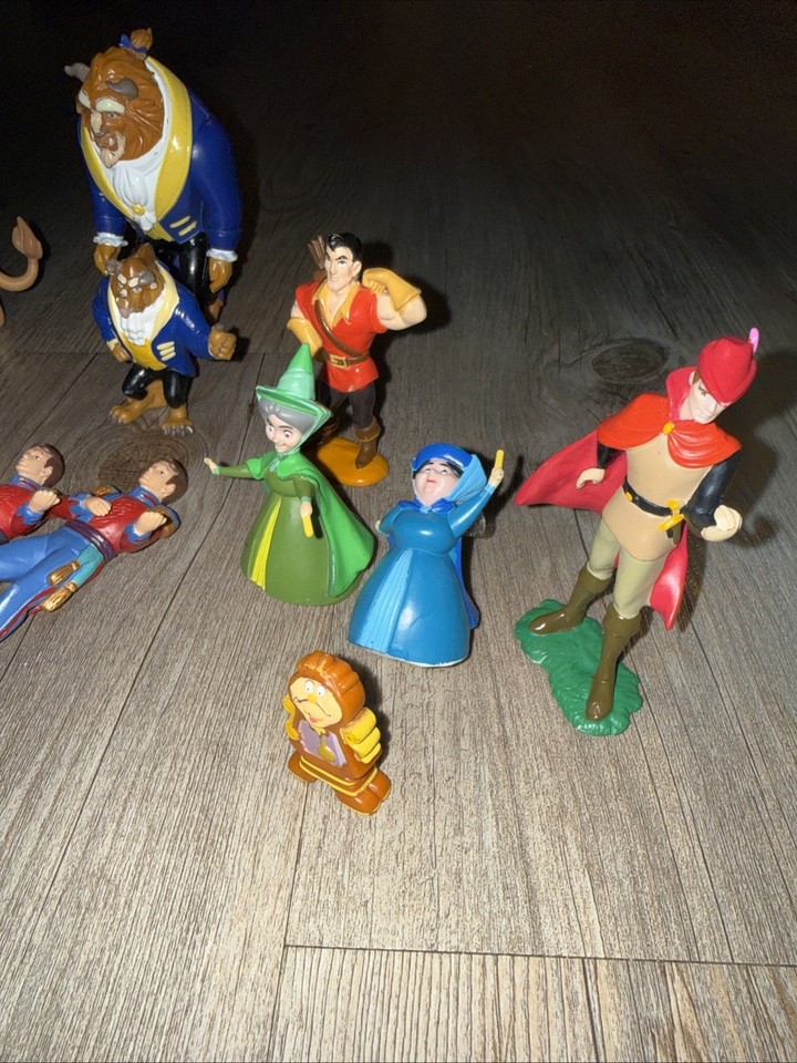 Lot Disney Figures PVC Movie Characters Toys Cake Toppers Or Figurines ...