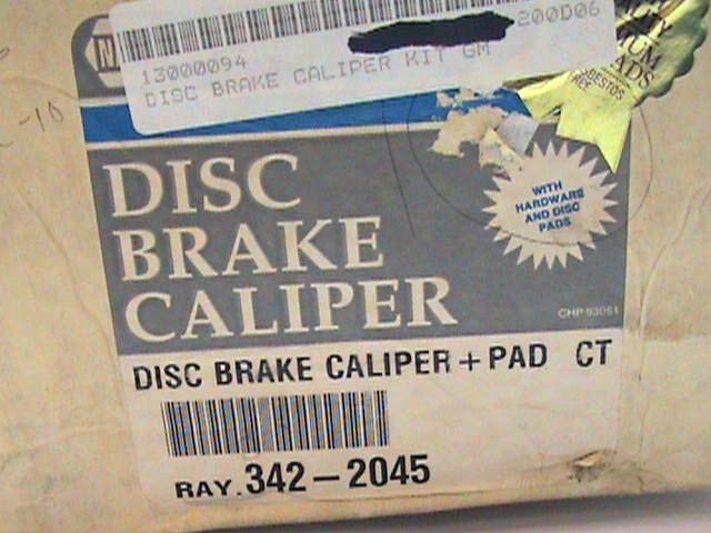 Napa Rayloc 342-2045 GM Disc Brake Caliper + Pad CT | eBay