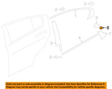 Jaguar OEM 09-15 XF Front Door-applique Left C2Z18487 for sale online ...