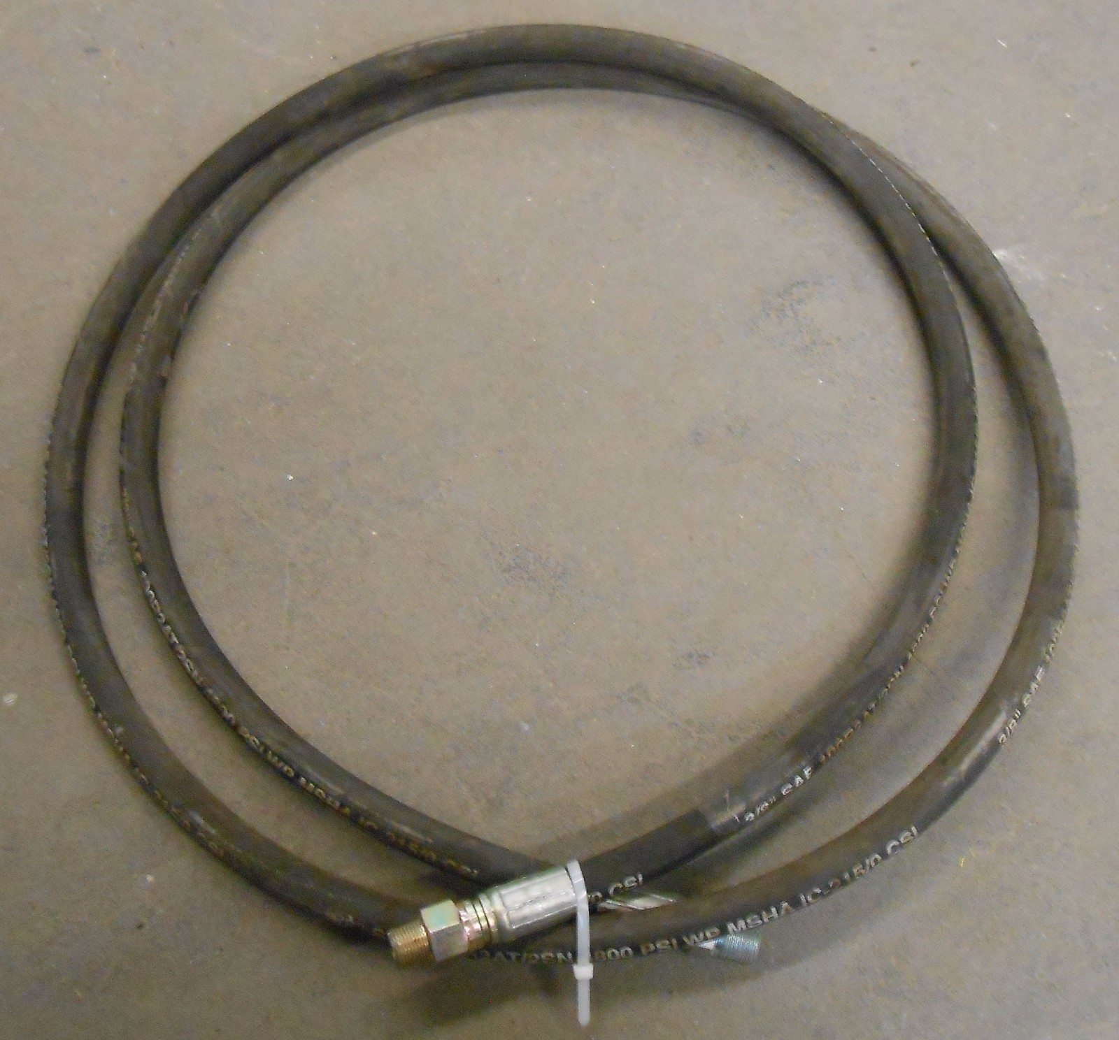 3/8" HYDRAULIC HOSE SAE 100R2AT/2SN, 4800 PSI WP, MSHA IC-215/0 CSI ...