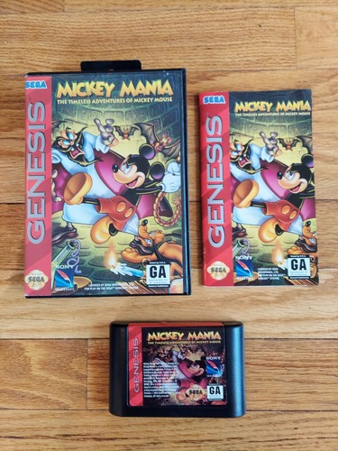 Mickey Mania: The Timeless Adventures Of Mickey Mouse (CIB) - Sega ...