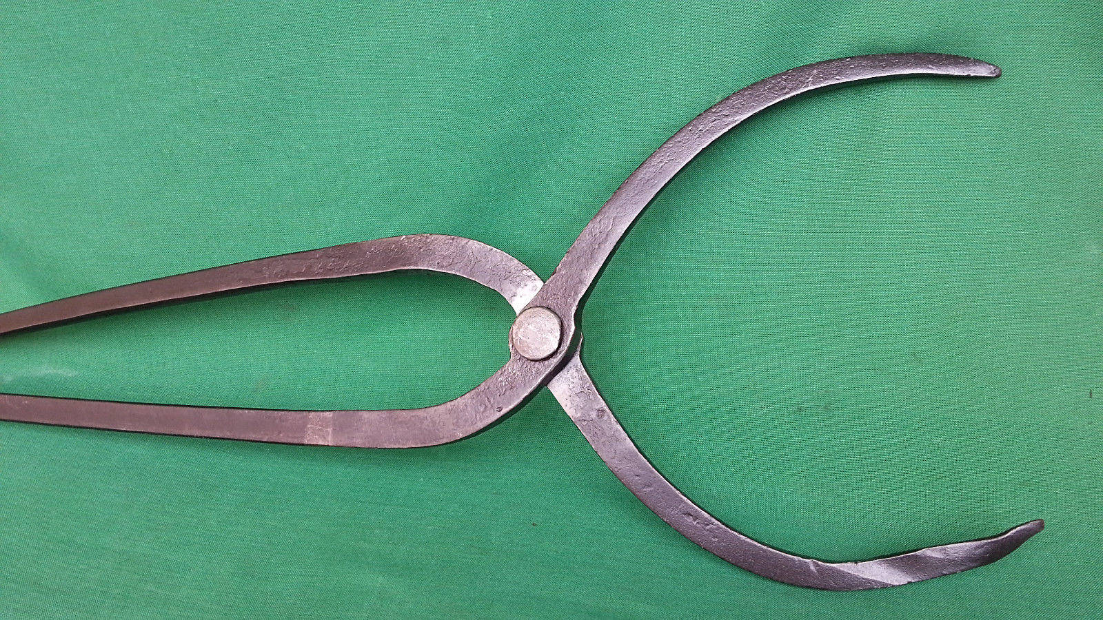 ANTICA ENORME PINZA TENAGLIA DA FABBRO FUCINA FORGIA IN FERRO BATTUTO ...