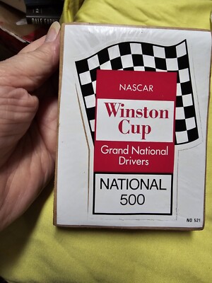 Vintage Nascar Winston Cup Grand National Drivers National 500 Sticker ...
