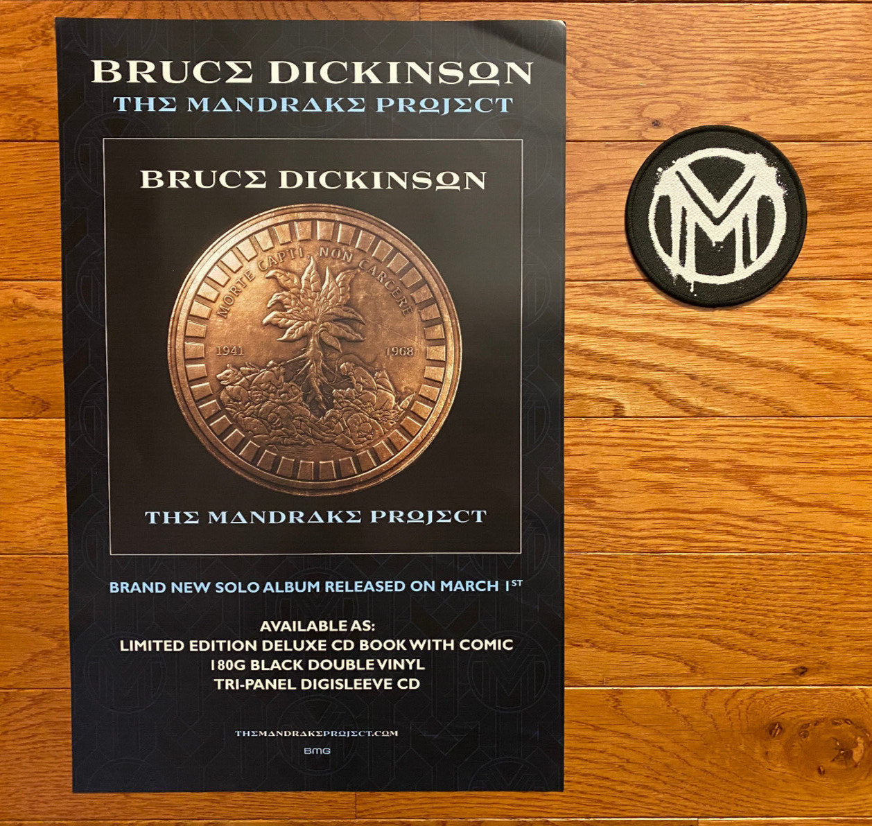 Bruce Dickinson The Mandrake Project 2024 | Grelly USA