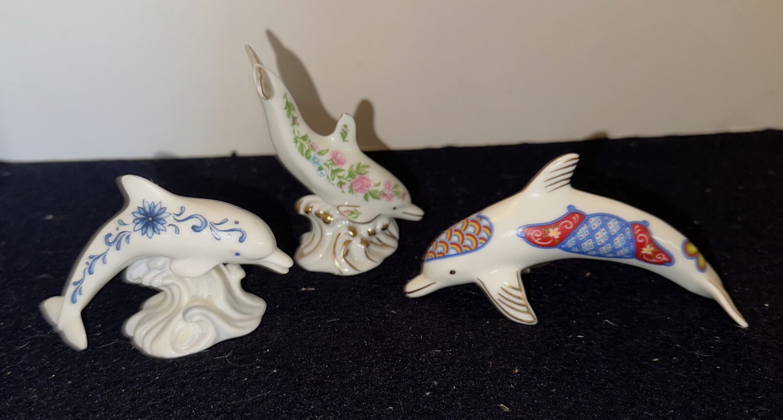 (Group of 3) LENOX Porcelain DOLPHIN Figurines (FREE SHIPPING) | eBay