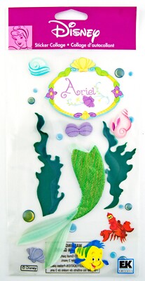 Jolee's Boutique Sticker Collage Disney Princess Ariel Set EK Success ...