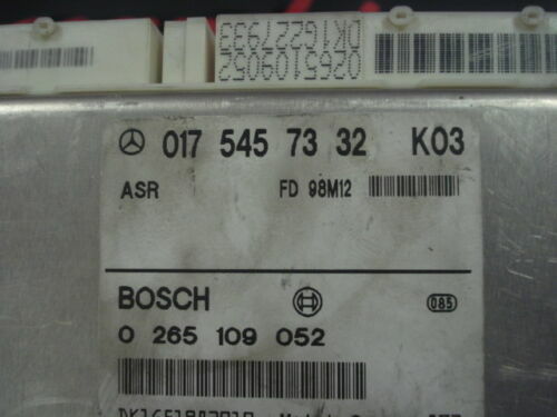Asr Control Unit Mercedes-Benz W202 0175457332 K03 0265109052 | eBay