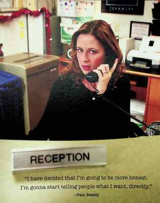 Pam Beesly - Halpert Quote - The Office Mini Poster 8"X10" Jenna ...