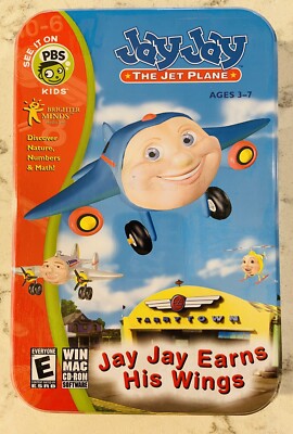 Jay Jay The Jet Plane: Jay Jay Earns His Wings PC CD-ROM Windows & Mac ...