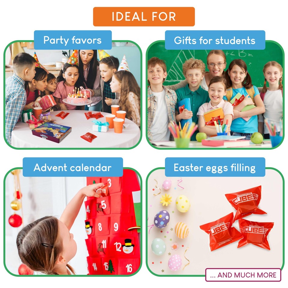 Brain Teaser Puzzles Cubes Kids Party Favors Pack 30 Pinata Goodie Bags ...