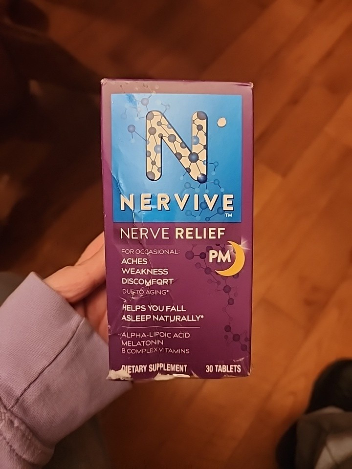 Nervive Nerve Relief PM 30 Tabs By Crest Exp 07/2025 | eBay