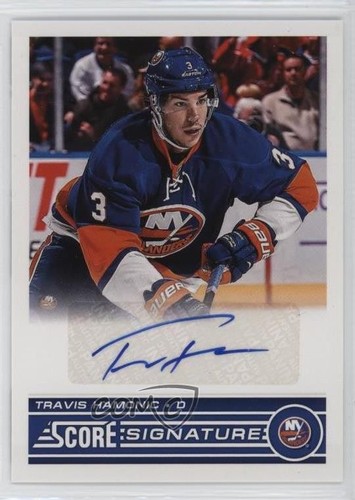 2013-14 Panini Rookie Anthology - Score Signatures Travis Hamonic #SS ...