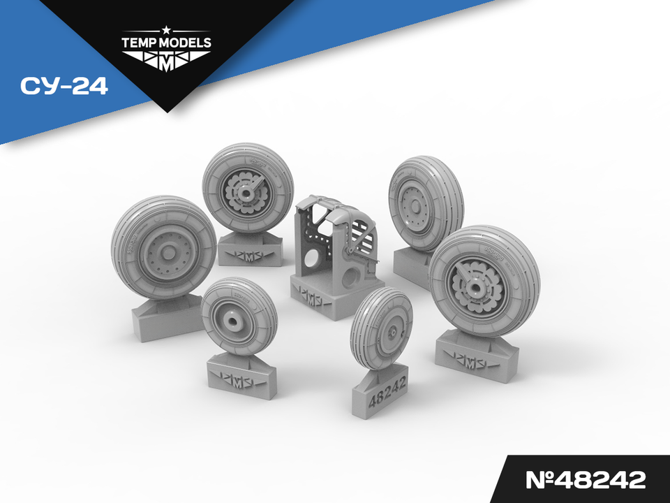 WHEEL SET SU-24 1/48 TEMP MODELS Highly detailed tempmodels 48242 | eBay
