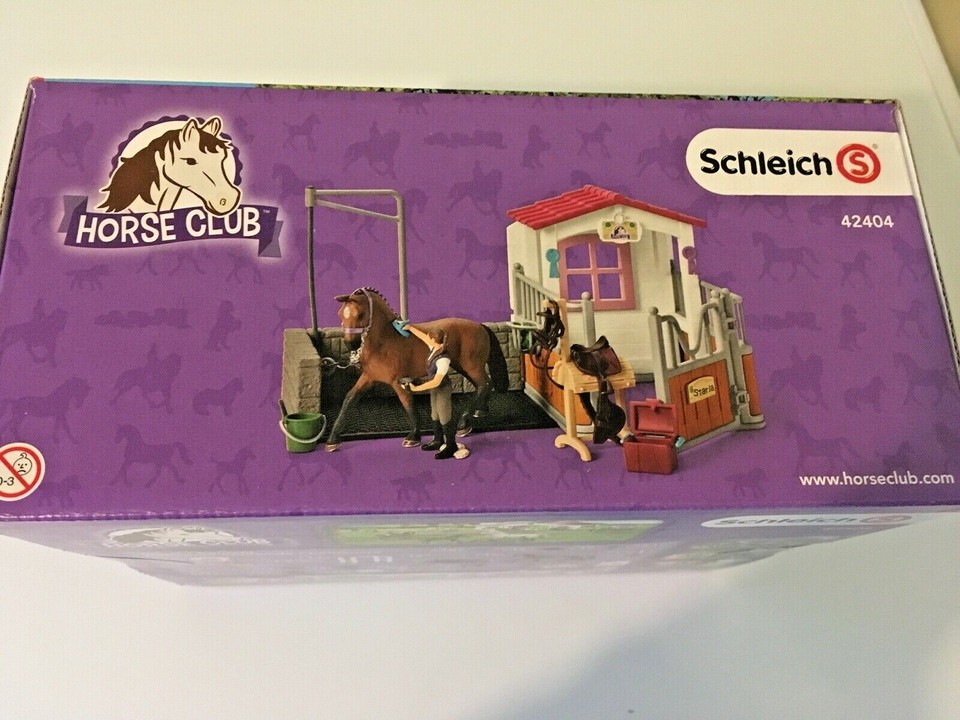SCHLEICH SPECIAL WASH AREA WITH HORSE STALL No 42404 NEW FREE UK POST ...