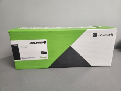 Lexmark 25B3086 Toner Cartridges Black Genuine | eBay
